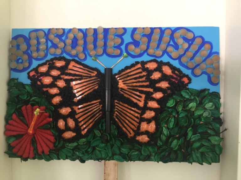 Inauguran mariposario construido por maestros y estudiantes en el ...